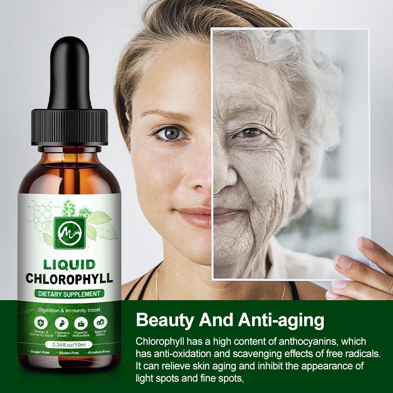Minch Liquid Chlorophyll Drops for Detox Organic Chlorophyllin Helps ...