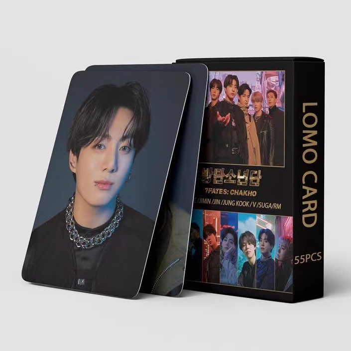 LOMO CARD บีทีเอส BTS 7FATESCHAKHO การ์ดโลโม่ แบบ 2 ด้าน ไม่มีขอบขาว ...