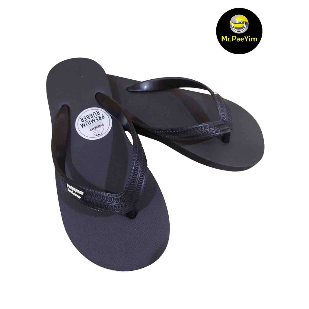 รองเท้าแตะ HippoBloo ดำล้วนหูใหญ่ 6LMA - 1kqha6j7rg - ThaiPick