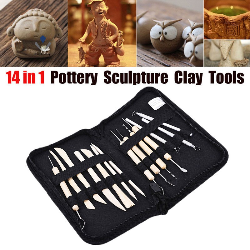 [newhopetree] 3pcs DIY Clay Pottery Sculpting Tools Ball Stylus Polymer ...