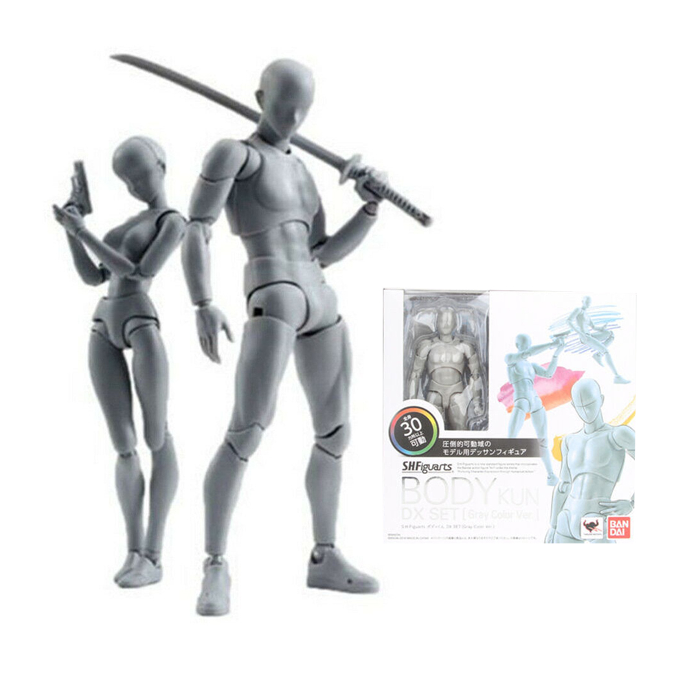 Shf Male and Female Body Gray รุ่นดีลักซ์ (SHF Female Body Gray ...