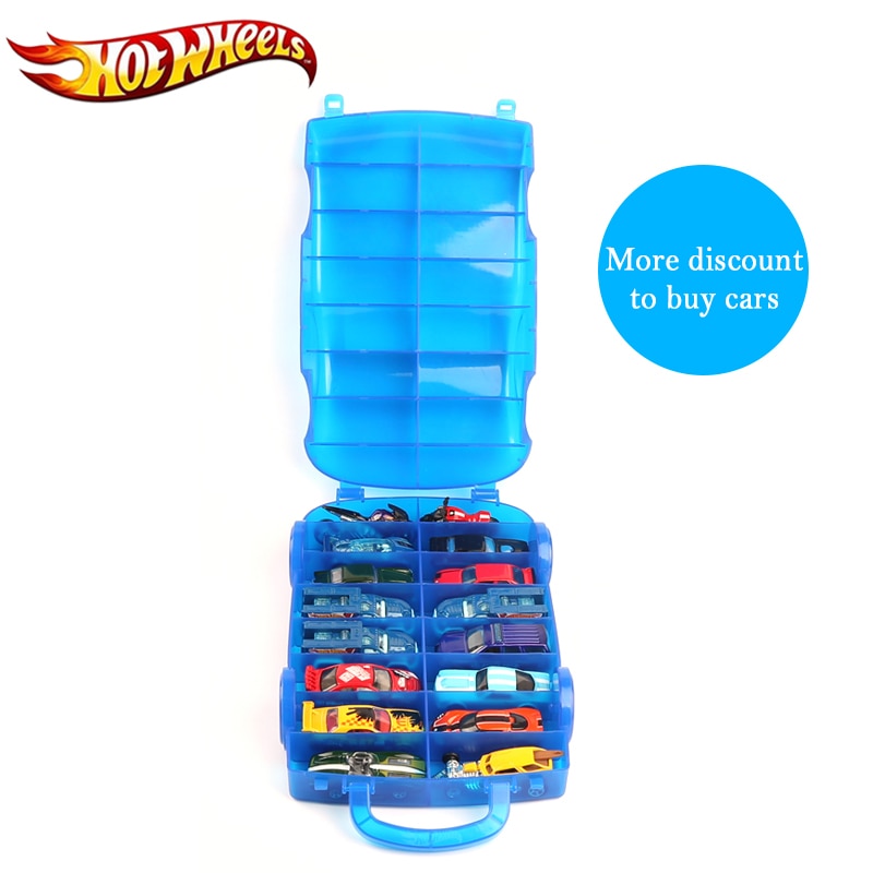 Hot Wheels Car Model Storage Box Holds 16 iece Hotwheels Cars Toy ...