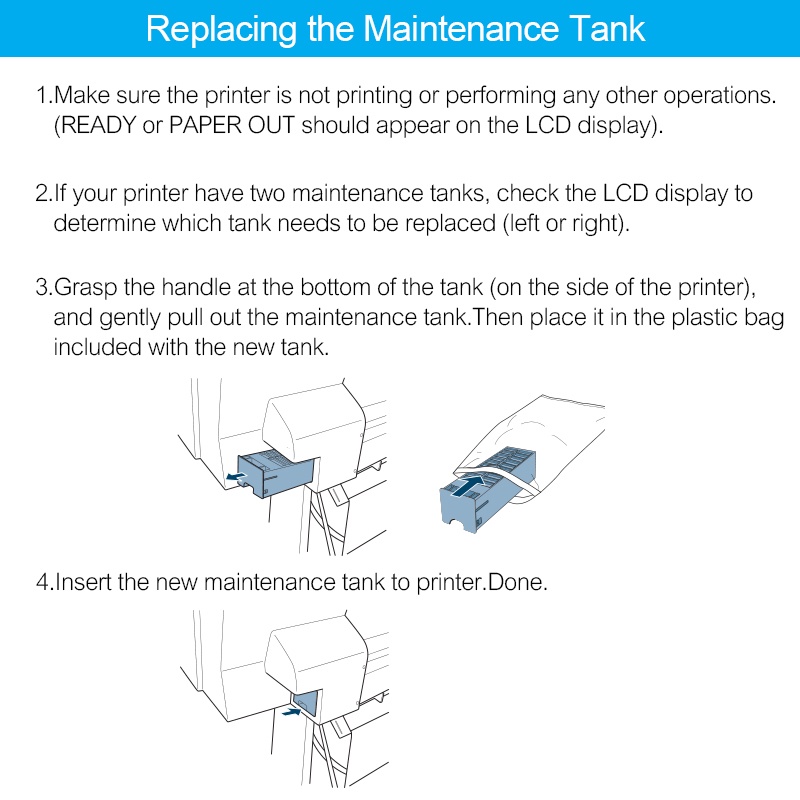T699700 T6997 C13T699700 Maintenance Ink Tank For Epson SureColor P6000 ...