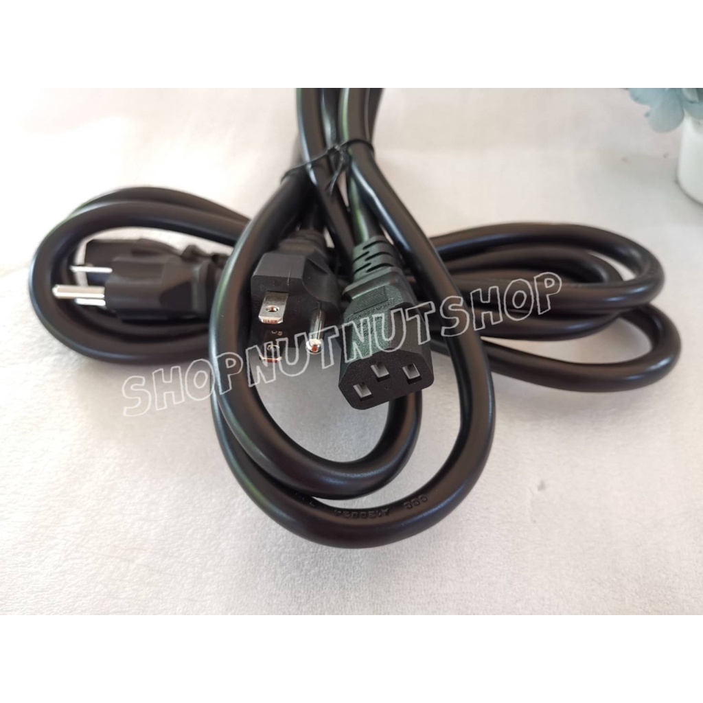 สายไฟC13 AC Power ขนาด 3x2.5 sqmm 16 A (3520W) สามารถใช้กับเครื่องขุดBitcoinหรือRig GPUได้หลาย ...