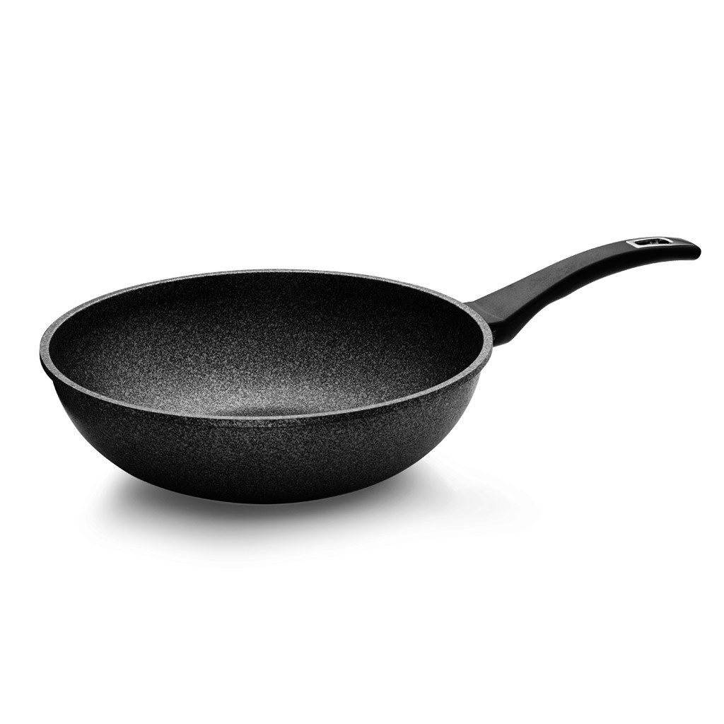 The premium non stick wok pan monster cooker which is applied ...