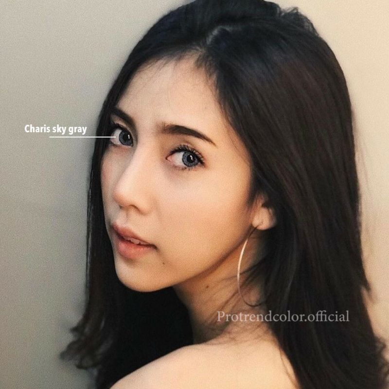 protrendcolor คอนแทคเลนส์ รุ่น charis brown charis gray charis sky gray - protrendcolor.official ...