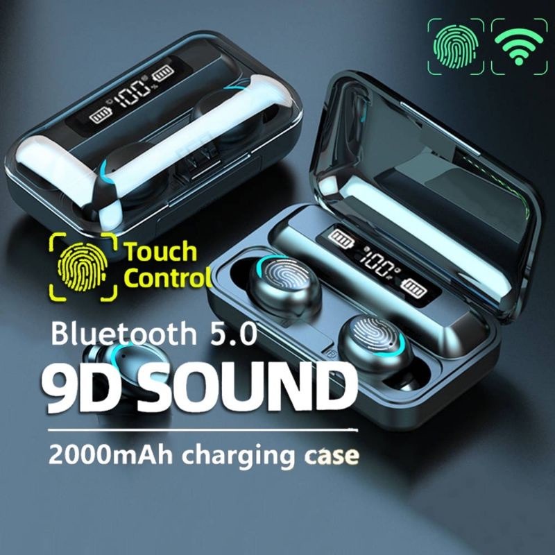 ใหม่ 100 หูฟังบลูทูธไร้สาย F9-5C กันน้ํา สําหรับ Huawei Iphone Xiaomi ...