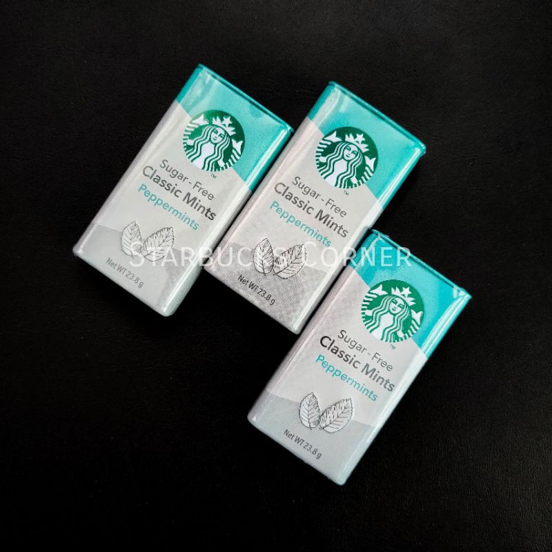 Starbucks ลูกอม Sugar-Free Classic Mints Peppermints - johnnystb - ThaiPick