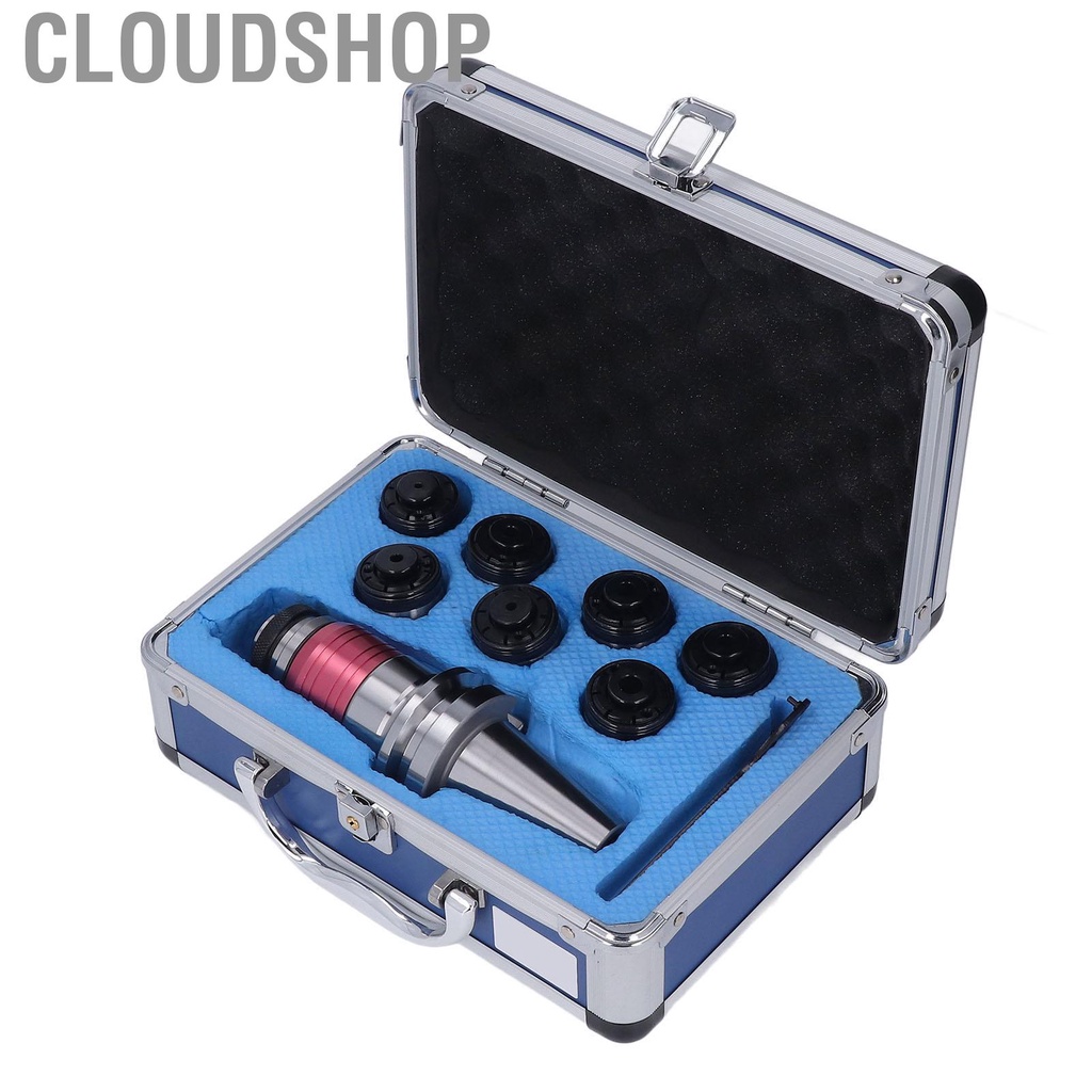Cloudshop Tapping Collet Set Tool Holder With 7Pcs Collets CNC Chuck Kit BT40 GT12 Shank ...