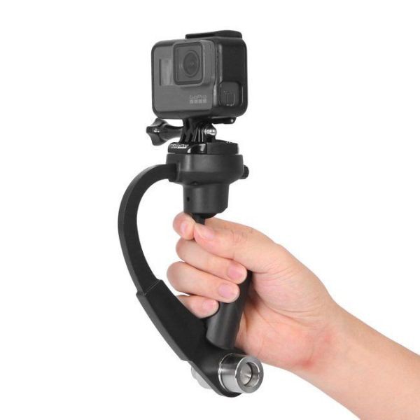 Mini Portable 3-Axis Handheld Gimbal Stabilizer Video Alloy Hand Grip ...