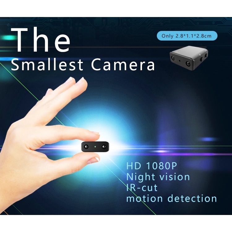 Mini Camera Full HD 1080P Home security Camcorder Night Vision Micro ...