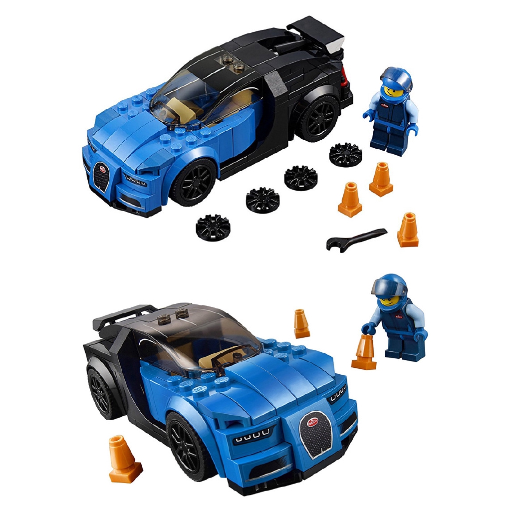 ღღ187Pcs LARI 10777 Bugatti Technic Series The Speed Champions Car ...
