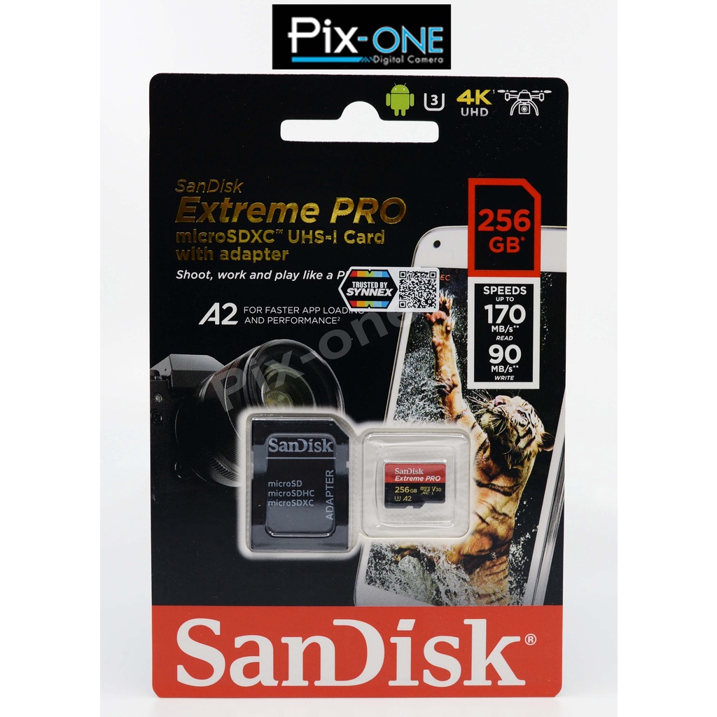 SanDisk Extreme Pro microSD 256GB (170Mb/s) | Shopee Thailand