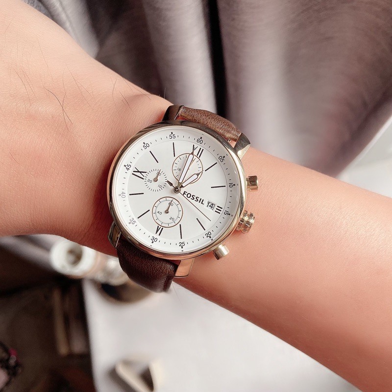 นาฬิกา FOSSIL Blue Leather Men's Watch - kakommz - ThaiPick