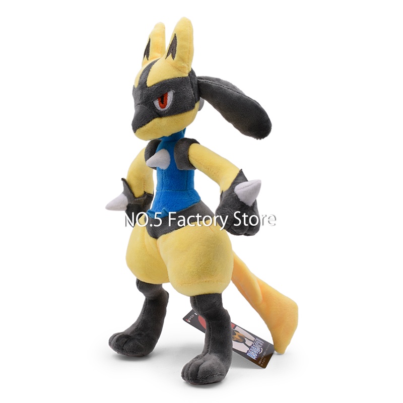 สัตว์เลี้ยงเอลฟ์okemon Anime Kawaii Shiny Lucario lush Doll Cartoon ...