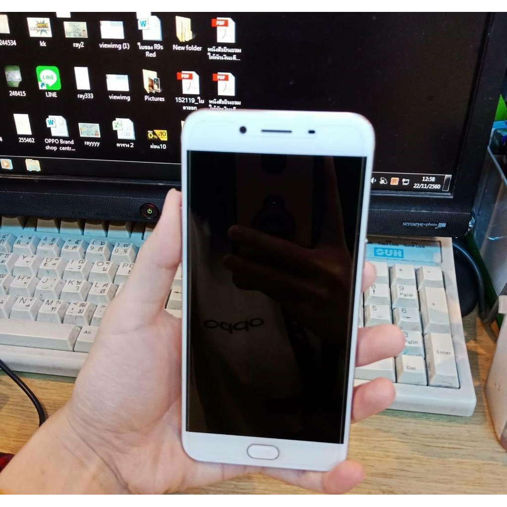 Oppo R9s Ram4 Rom64GB โทรศัพท์มือ2 สี Rose Gold - kuatong - ThaiPick