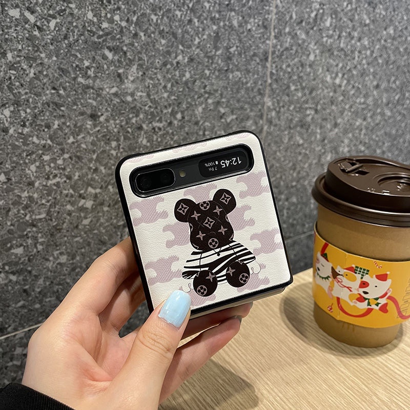 เคสป้องกันโทรศัพท์มือถือ แบบหน้าจอพับได้ ลายนูน สําหรับ Samsung ...