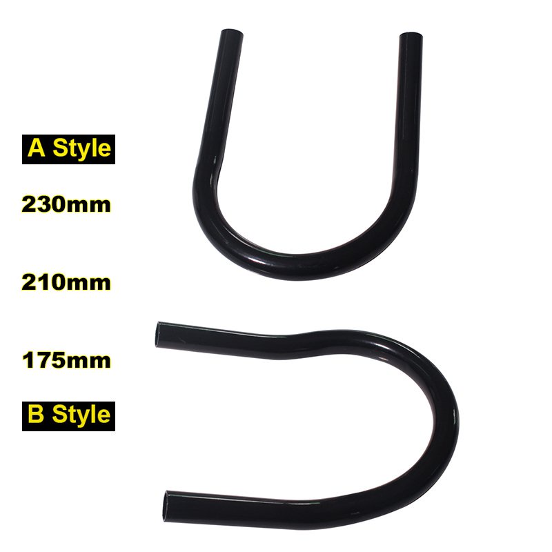 Universal Motorcycle End Bobber Tracker Brat Style Seat Frame Hoop Loop ...