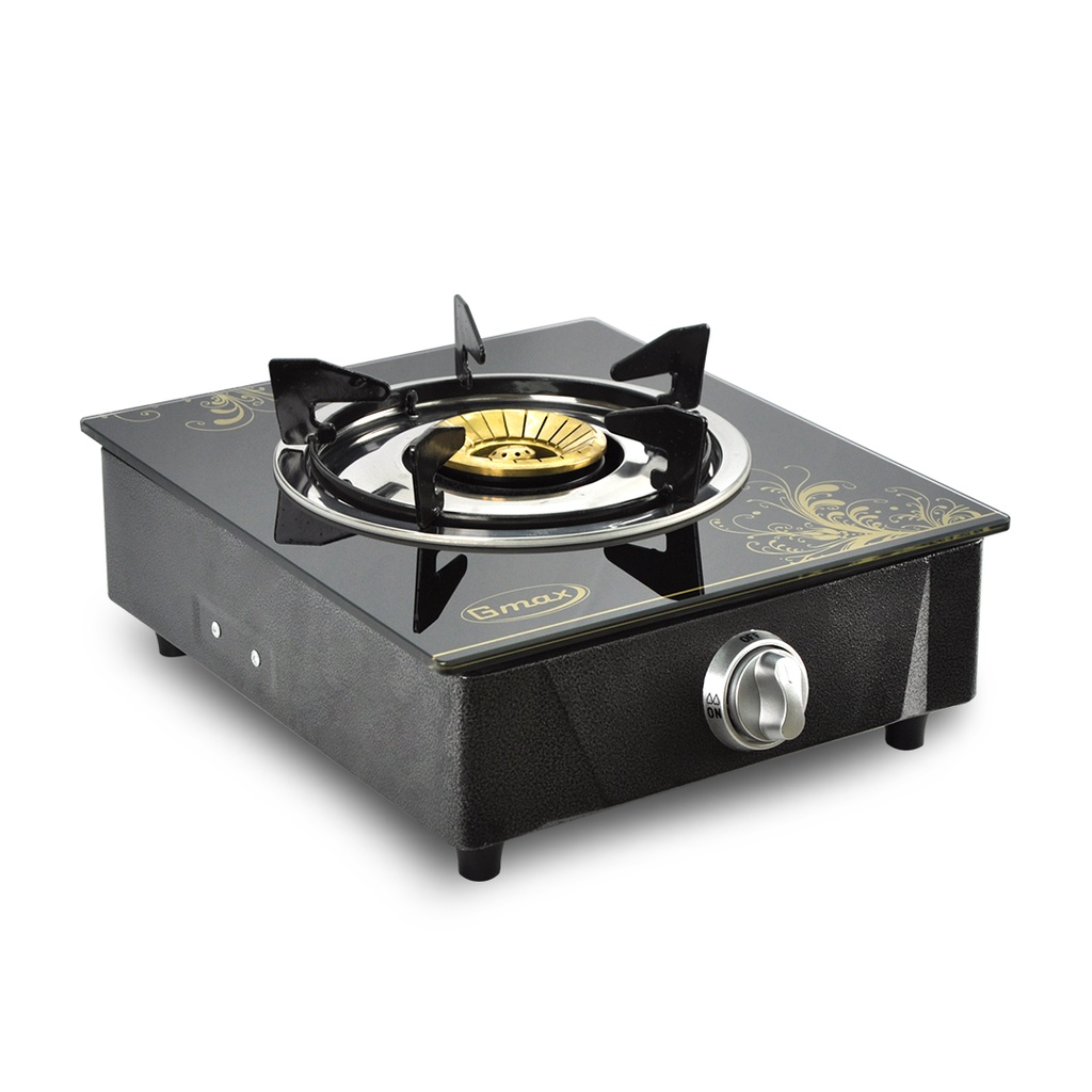 Gmax เตาแก๊สหน้ากระจก หัวทองเหลือง ไฟแรง รุ่น GL-506P เตาแก๊ส 1 หัว Gas Stove เตาแก๊สตั้งโต๊ะ ...