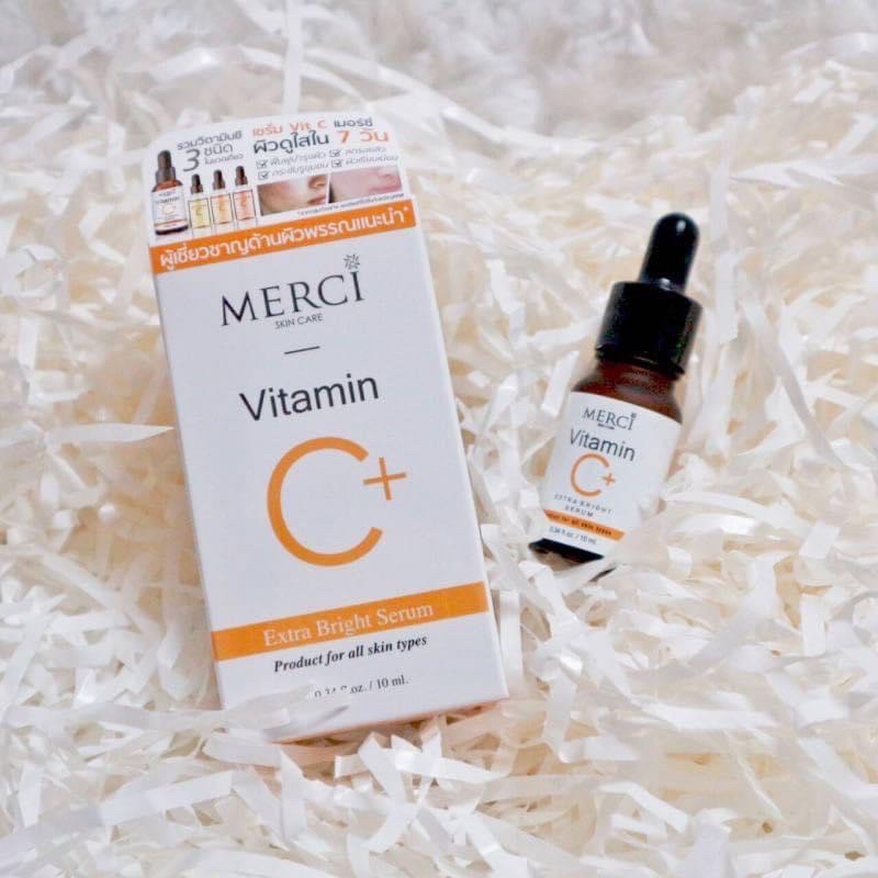 วิตามินซี MERCI SKIN CARE Vitamin C+ เซรั่ม Vit C Merci ...