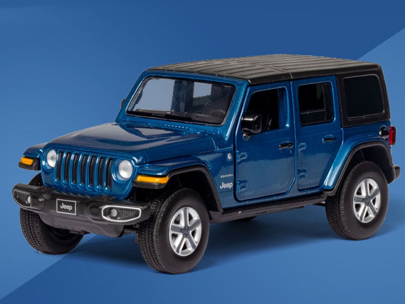 132 Wrangler SUV Car die cast alloy car model Diecasts Toy Sound ...