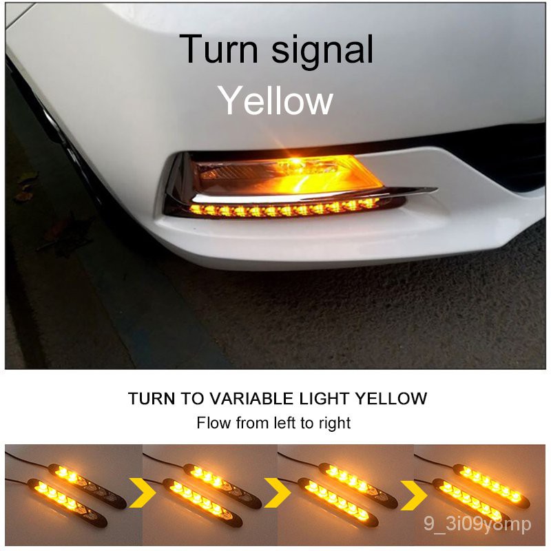 Automobile led streamer turn signal dual color arrow lamp general ...