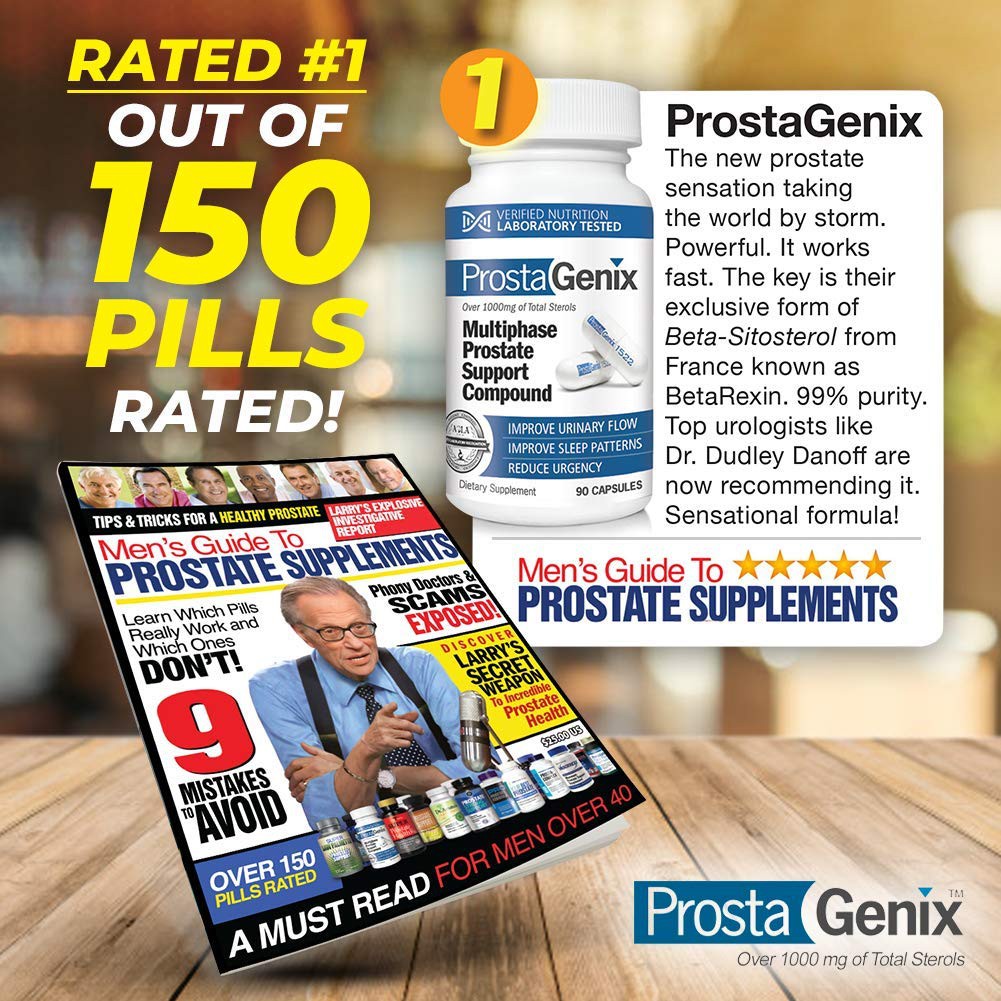 ProstaGenix Multiphase Prostate Supplement-Featured on Larry King ...