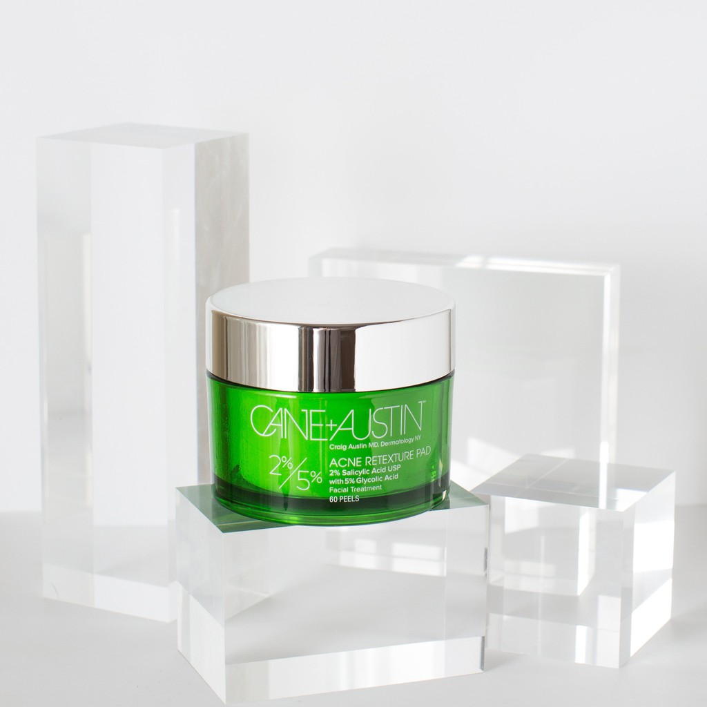 ของแท้ ส่งฟรี Cane Austin Acne Retexture Pad 5 Glycolic Acid and 2 ...