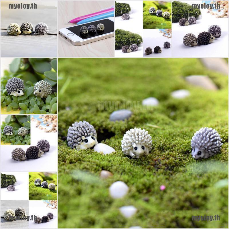MYO Hot Mini Miniature Animal Small Hedgehog Micro Landscape Dollhouse ...