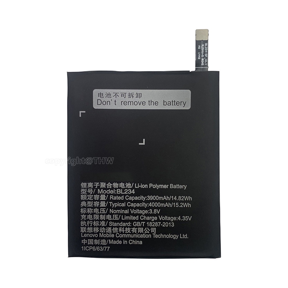 100% Genuine BL234 Phone New Battery For Lenovo A5000 Vibe P1M P1MA40 ...