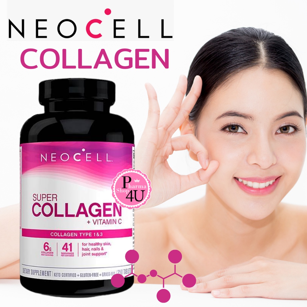 Neocell Super CollagenC 6000 MG (1 กระปุก 250 เม็ด) - first_healthy ...