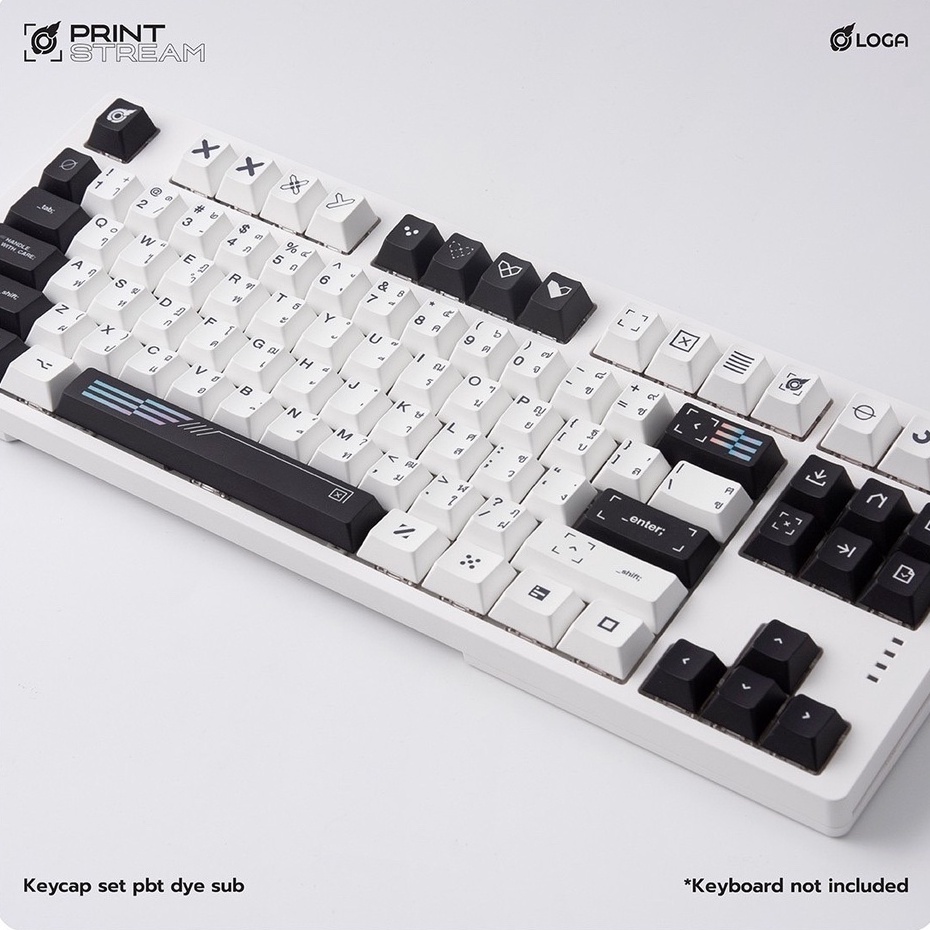 KEYCAP LOGA PBT DYESUB SPECIAL SET KEYCAP Vol.1 ( PRINTSTREAM ) (Cherry ...