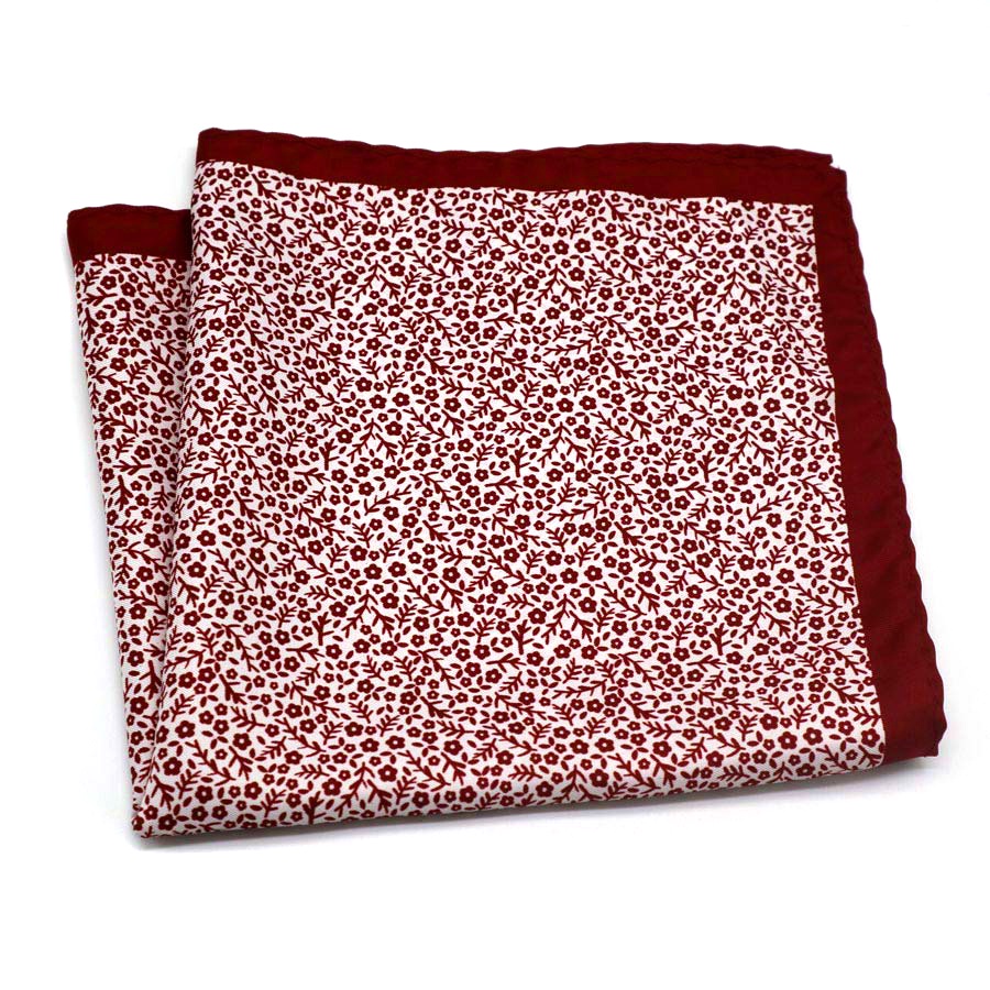 ใหม่ยอดนิยม 32 x 32 ซม.ผ้าเช็ดหน้าขนาดใหญ่ Man Paisley Flower Dot ...