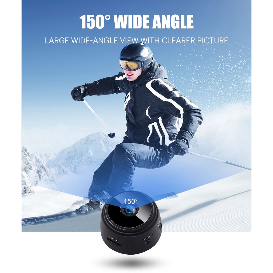 【vl】 1080P HD ip Wifi Dvr Camera 150° Wide Night Vision Camcorder ...