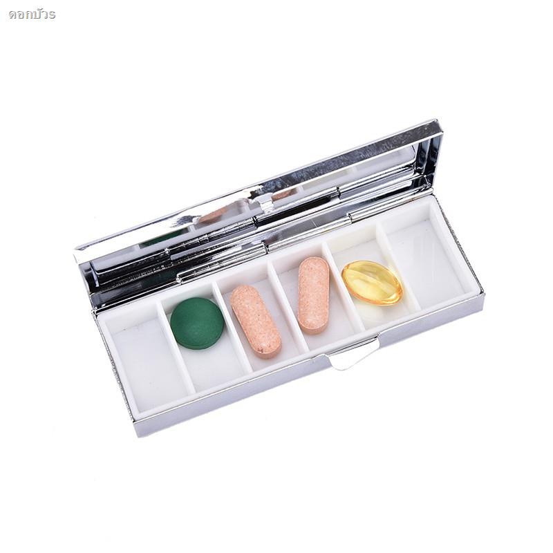 brandedphReady Stock 1Pc Travel Metal Pill Box Medicine Drug Vitamin ...