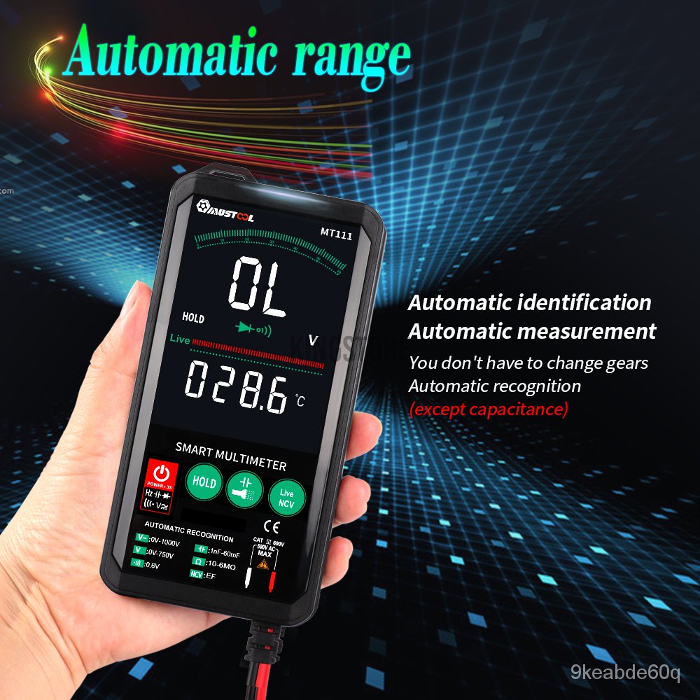 [WIN]CXXIIIMT111 Touch Screen Digital Multimeter 6000 Counts ...