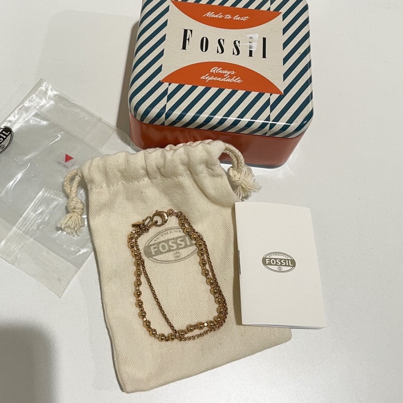 FOSSIL FOSSIL Rye Three-Hand Date Rose Gold-Tone Stainless Steel Watch ...