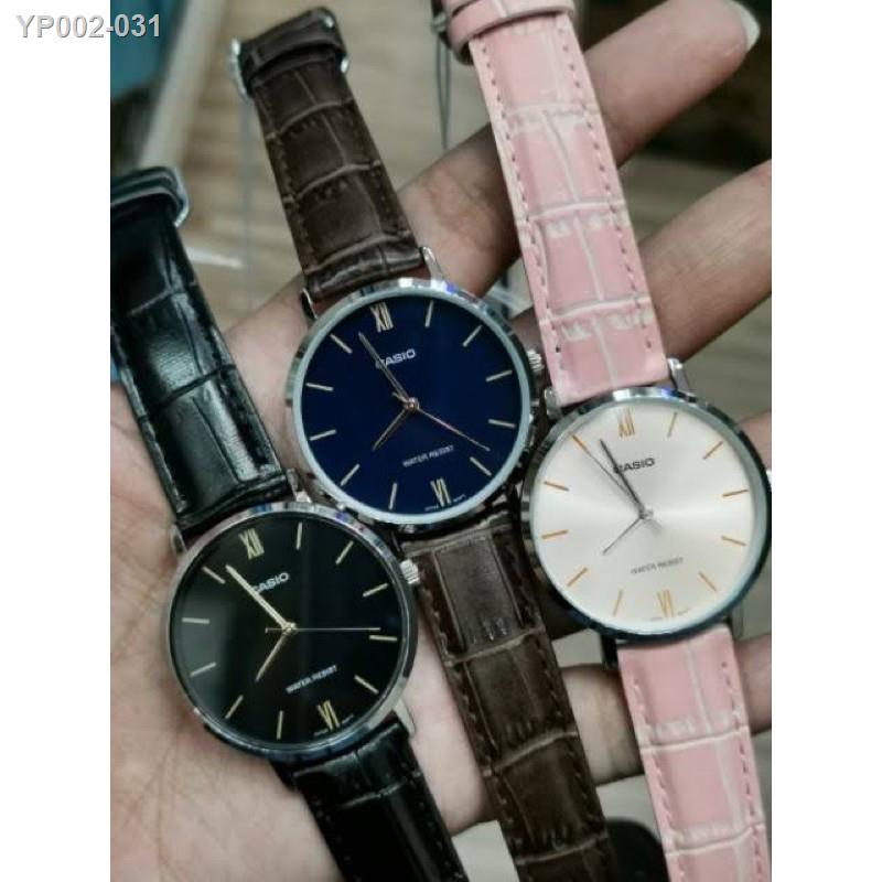 CASIO ของแท้ รุ่น LTP-VT01D MTP-VT01D ผู้หญิงและชาย ทรง DW สายสแตนเลส ...