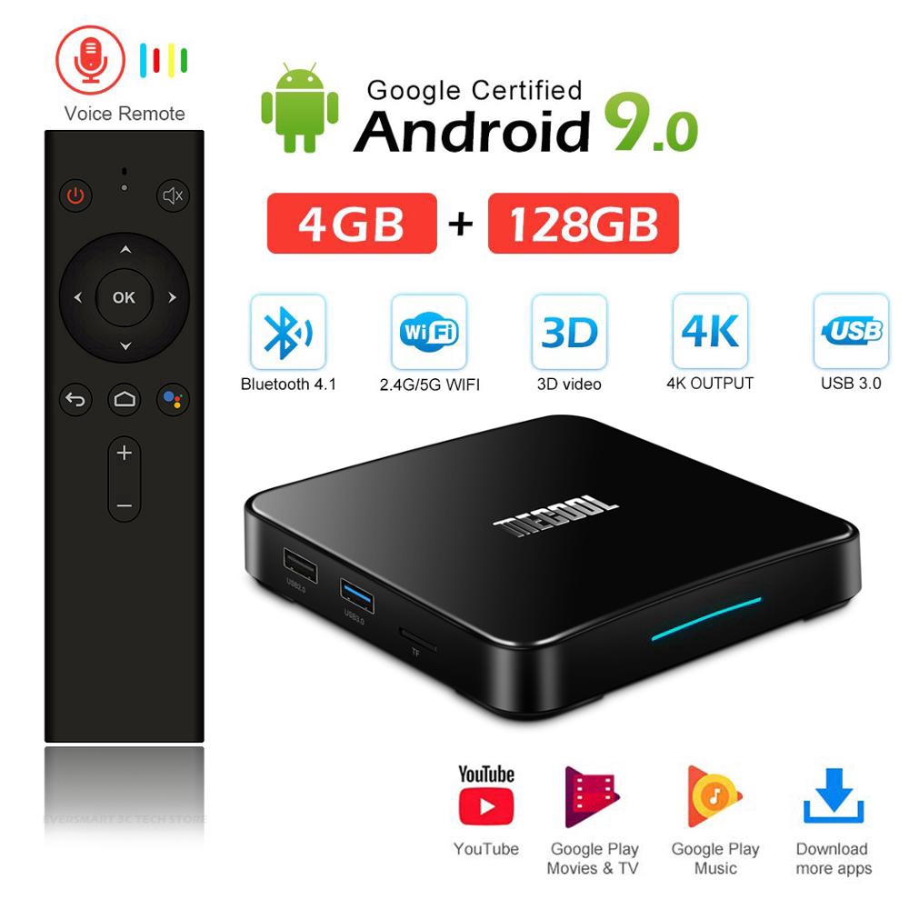 KM3 Android 9.0 TV Box Google Certified 4GB DRR4 64GB / 128GB eMMC ...