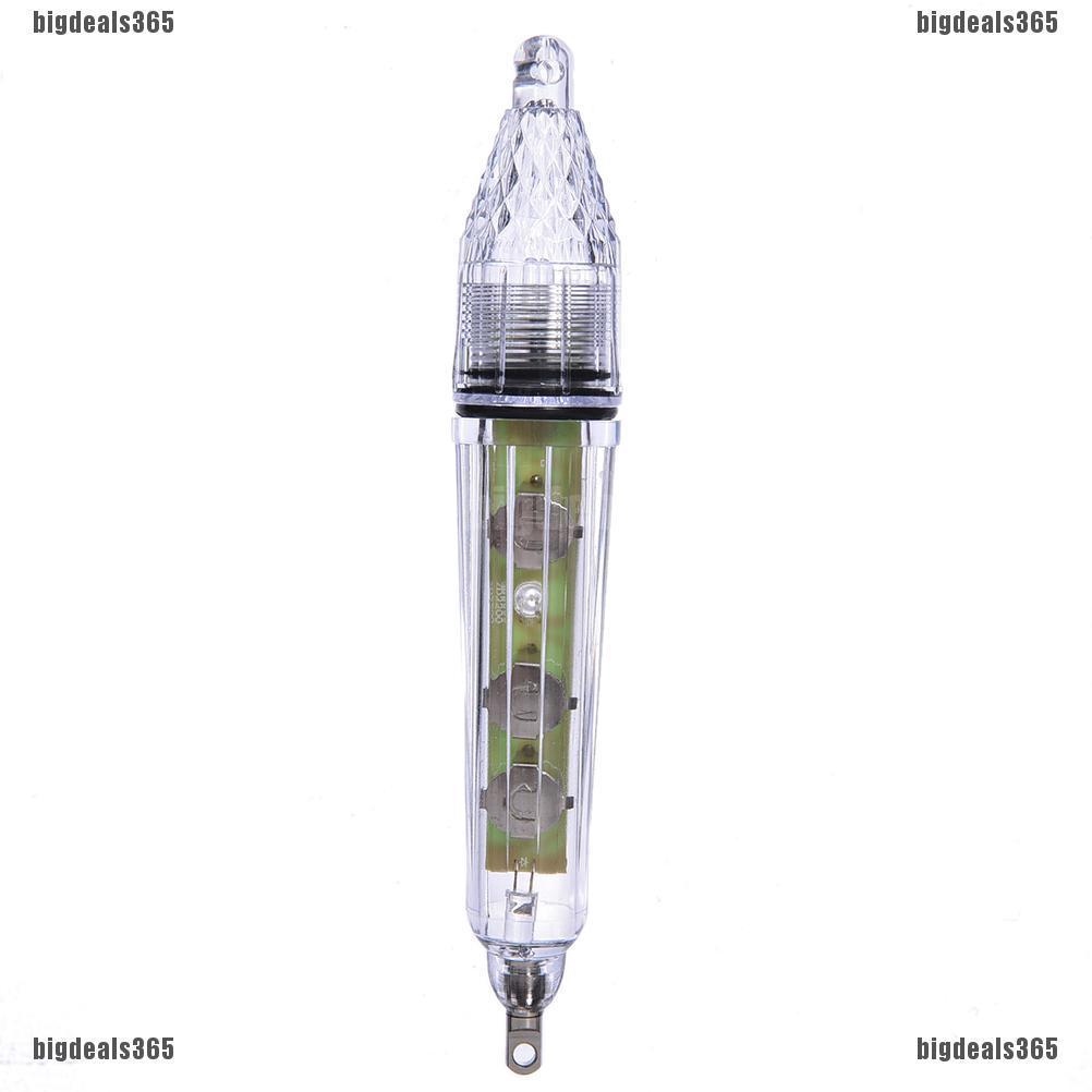 peril LED Mini Deep Drop Underwater Fishing Squid Bait Lure Light Blue ...