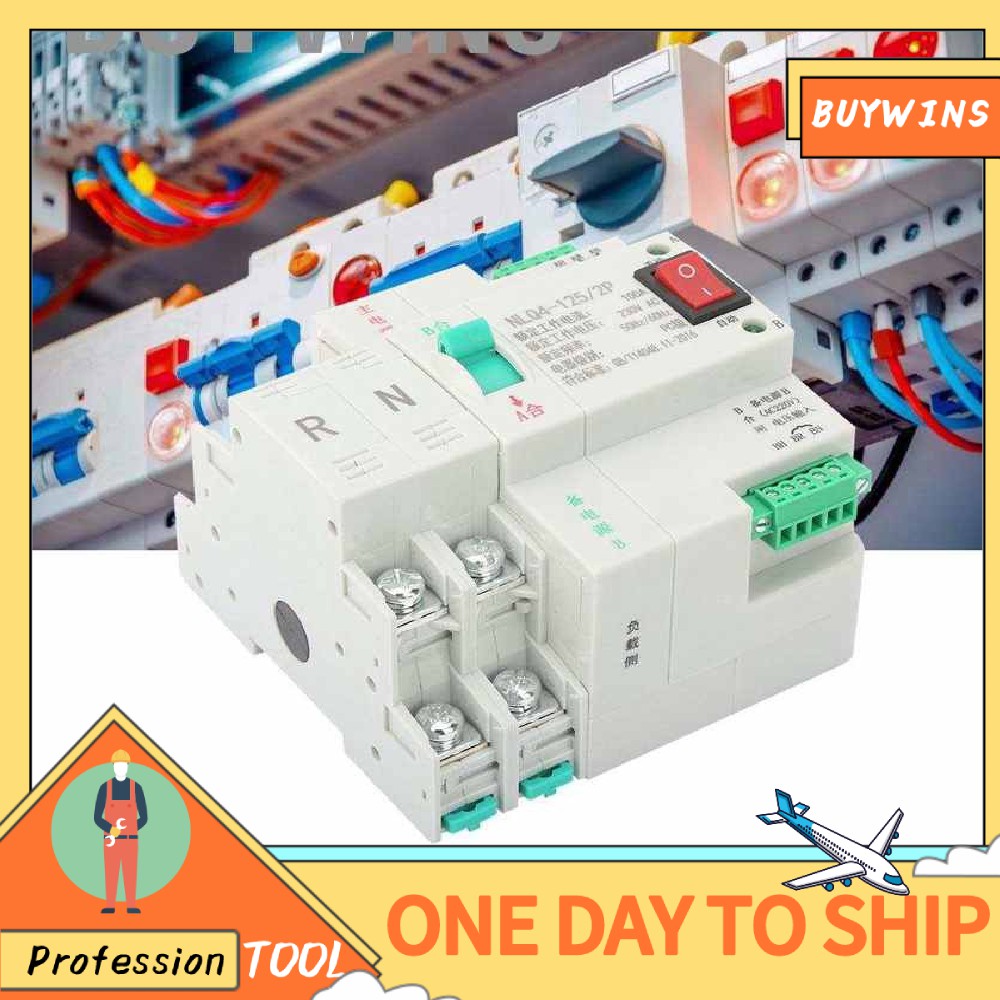 AC 230V 2P Dual Power Stable Automatic Transfer Toggle Switch 63/80 ...