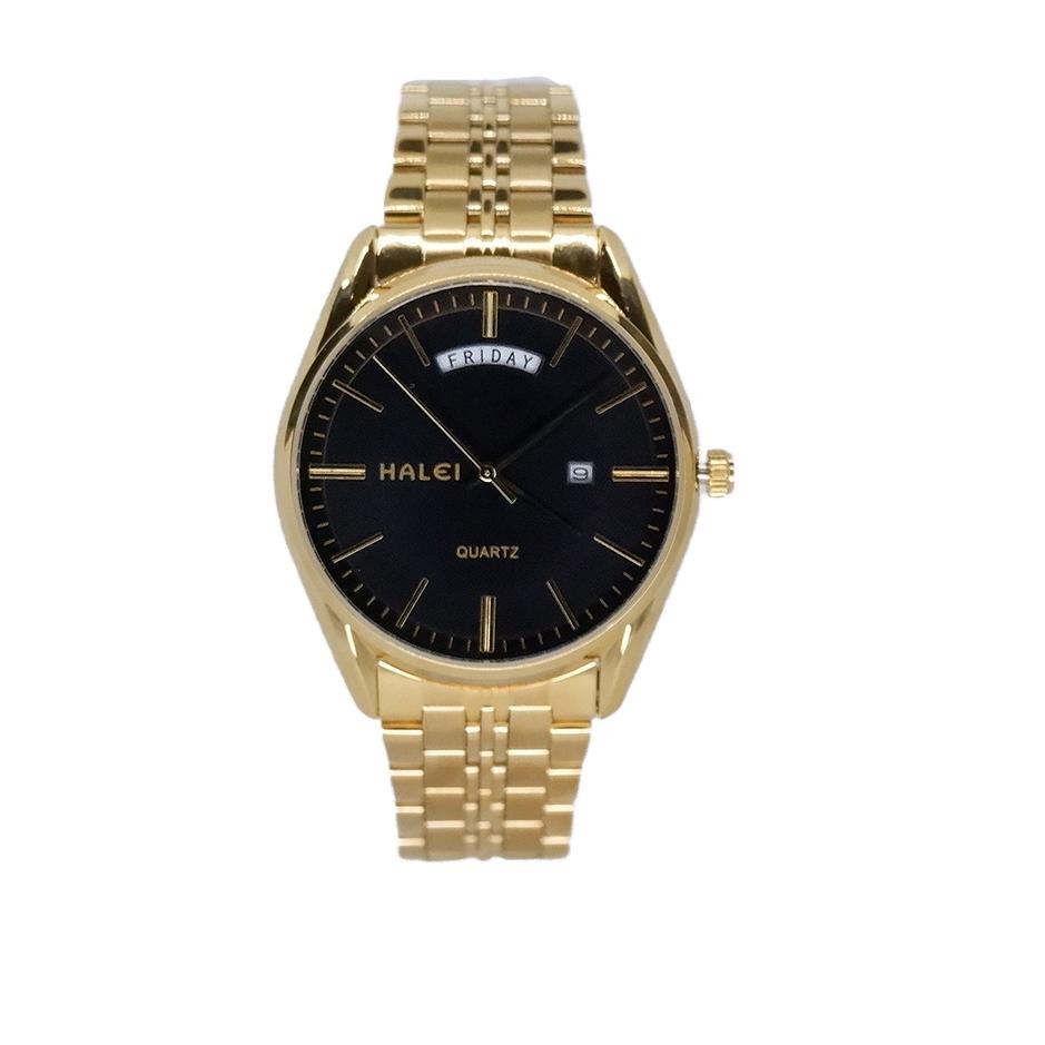 Halei นาฬิกาข้อมืออะนาล็อก สีทอง หรูหรา กันน้ํา รับประกัน 582 เมตร ...