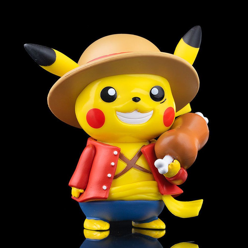 Back2Life โมเดลฟิกเกอร์การ์ตูน Pikachu Luffy Pikachu ขนาดเล็กของเล่น ...