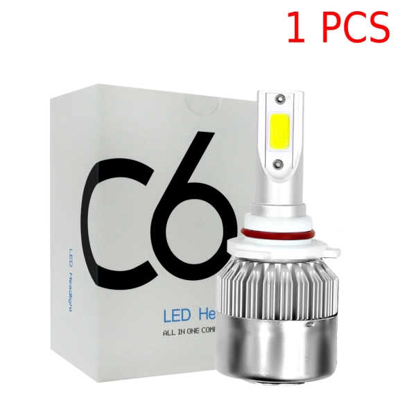 1PC Universal High Power Auto Bulbs C6 Car LED Headlights - 6000K ...