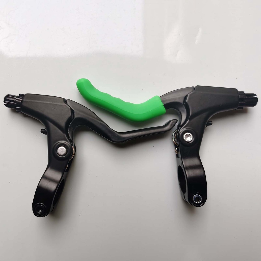 Moon_1Pair Brake Cover Bright Color Anti-slip Silicone Bicycle Brake ...