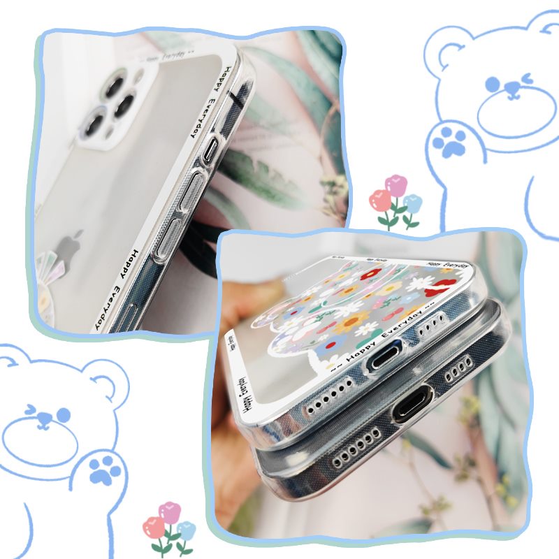 Cute Waterproof Phone Case For iphone 12 Pro Max/mini Tranparent Case ...