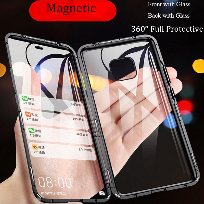 Huawei Mate 20 Pro P20 P30 Pro Lite 4e V20 Phone Case Magnetic FrontBack Glass WsGu - 9b1mhlxest ...
