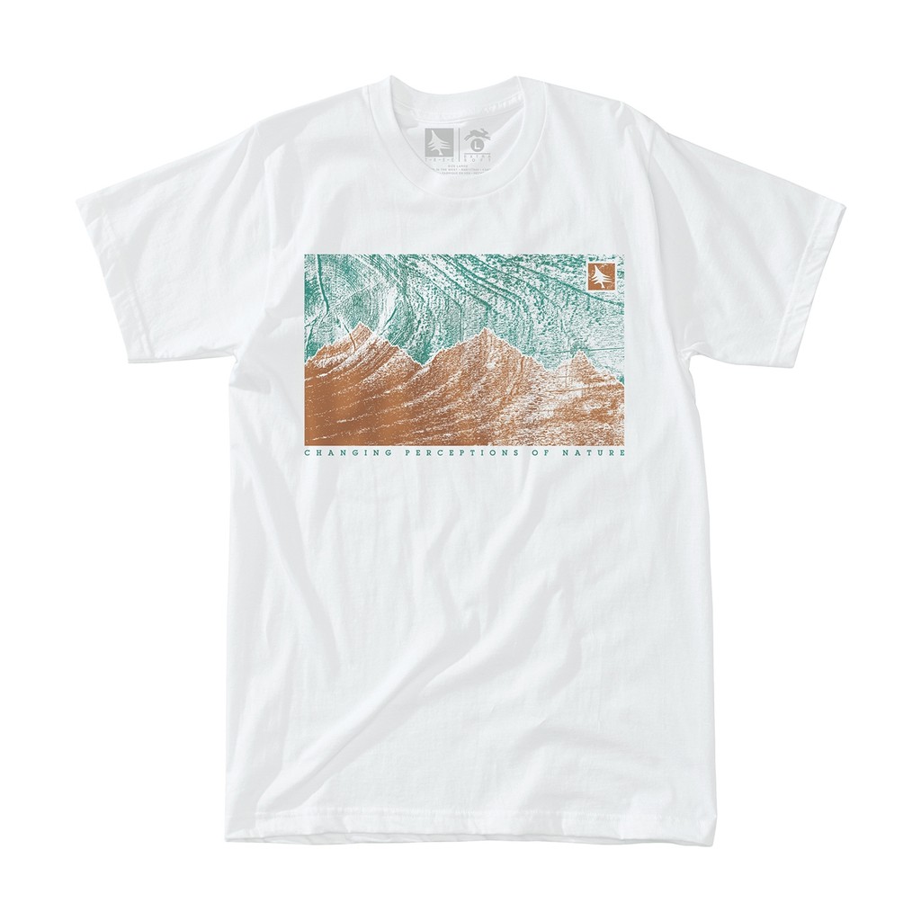 HIPPYTREE WOODCREST TEE WHITE เสื้อยืดแฟชั่น - cavemanstore - ThaiPick
