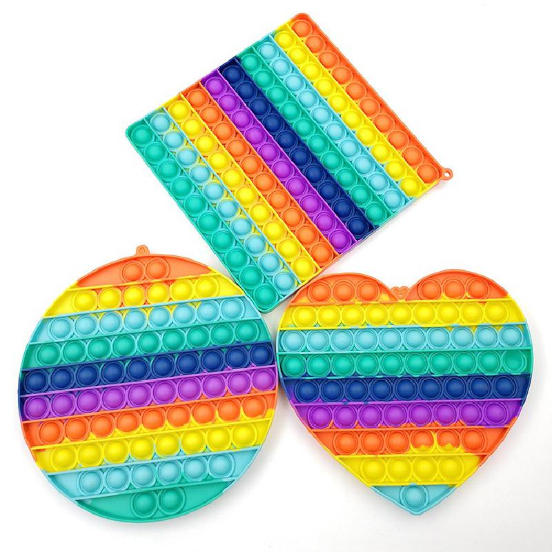 Pop It Big Size Jumbo Poppet Fidget คลิปซิลิโคนของเล่นสําหรับเด็ก ...