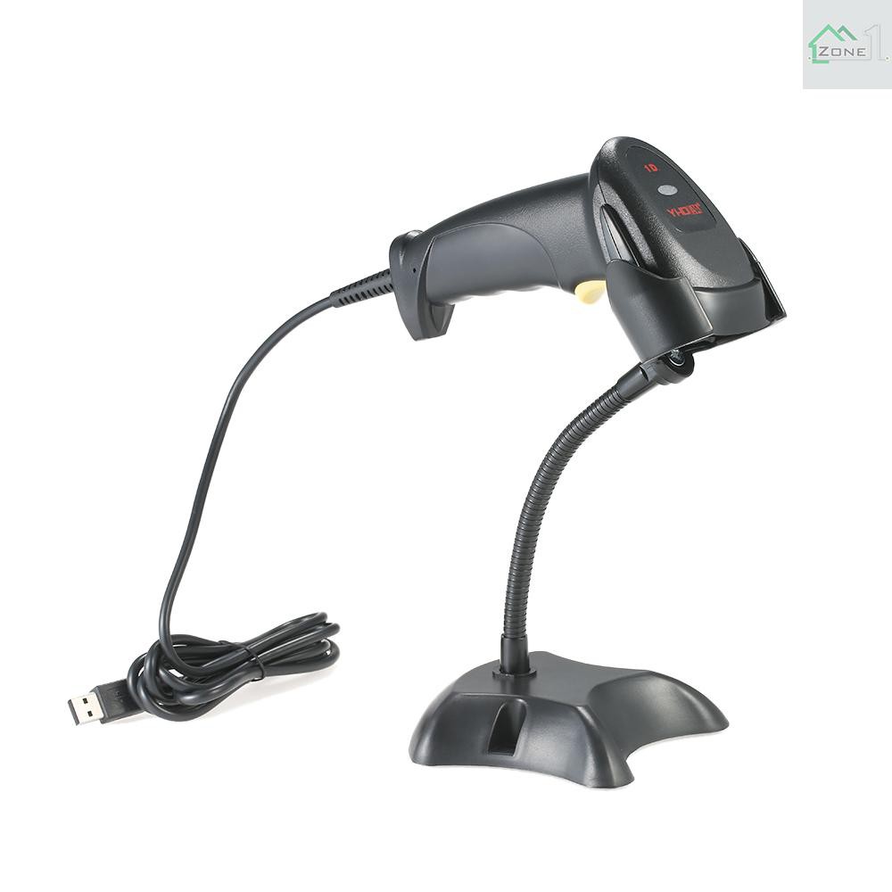 Zone Handheld Wired USB Bi-directional Laser Barcode Scanner Barcodes ...